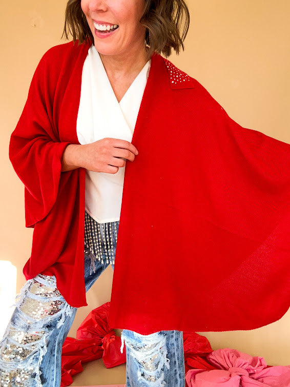 Kiara Pull Thru Wrap with Embellishment – The Red Raccoon